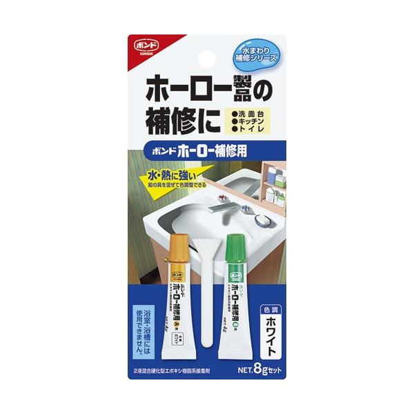 カラー：ホワイト本体サイズ（約）：幅80×奥14×高175mm容量（約）：8g付属品：ヘラ素材：エポキシ樹脂系原産国：日本