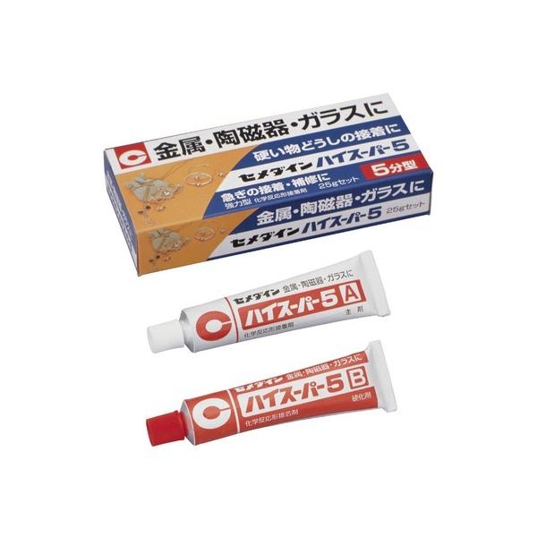 カラー：硬化後　淡色透明パッケージサイズ（約）：幅112×奥49×高23mm重量（約）：25gセット（[A剤]12.5g、[B剤]12.5g）付属品：ヘラ、プラ板素材：[A剤]エポキシ樹脂、［B剤]ポリチオール原産国：日本