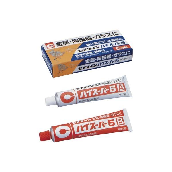 カラー：硬化後　淡色透明パッケージサイズ（約）：幅131×奥60×高25mm重量（約）：80gセット（[A剤]40g、[B剤]40g）付属品：ヘラ、プラ板素材：[A剤]エポキシ樹脂、［B剤]ポリチオール原産国：日本