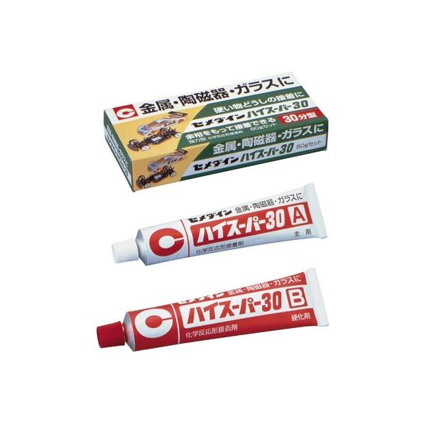 カラー：硬化後　淡色透明パッケージサイズ（約）：幅131×奥60×高25mm重量（約）：80gセット（[A剤]40g、[B剤]40g）付属品：ヘラ、プラ板素材：[A剤]エポキシ樹脂、［B剤]ポリチオール原産国：日本