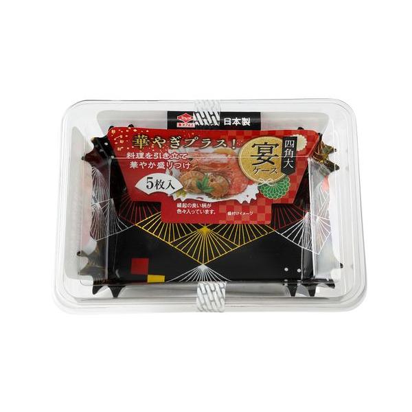 タイプ：四角大パッケージサイズ（約）：幅10.5×奥13.5×高4.4cm入数：5枚素材：OPPフィルム、アルミニウムはく