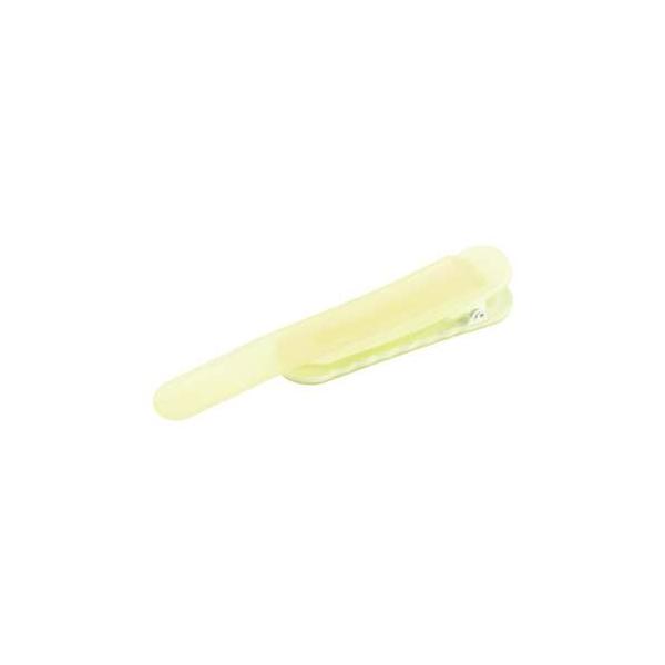 カラー：クリアイエロー本体サイズ（約）：縦18×横90×厚14mm重量（約）：10g素材：シリコーン、スチール