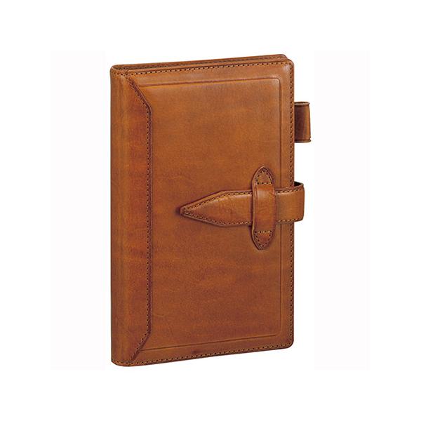 カラー：ブラウン本体サイズ（約）：幅120×高186×奥25mm中面仕様：フリー月間ブロック重量（約）：340g表紙素材：ヌメ革（牛革）リング内径（約）：15mm保証期間：1年間原産国：中国