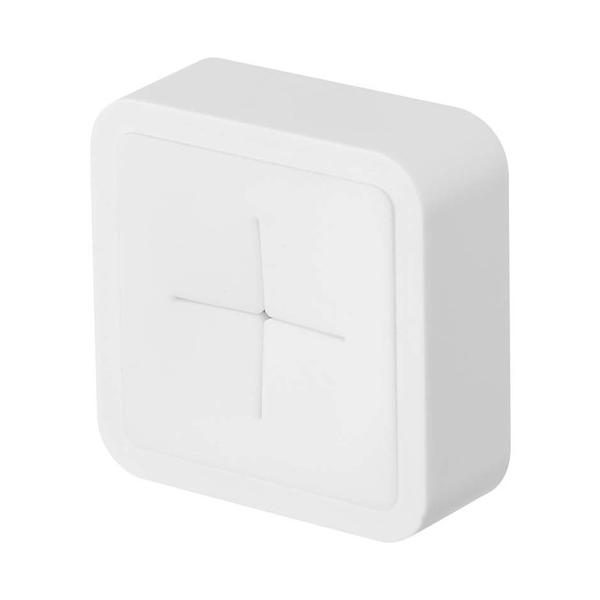 カラー：ホワイト本体サイズ（約）：幅5.5×奥2.3×高5.5cm重量（約）：50g耐荷重（約）：250g入数：1素材：［本体］ABS樹脂、マグネット　［差し込み部／滑り止め］シリコーン