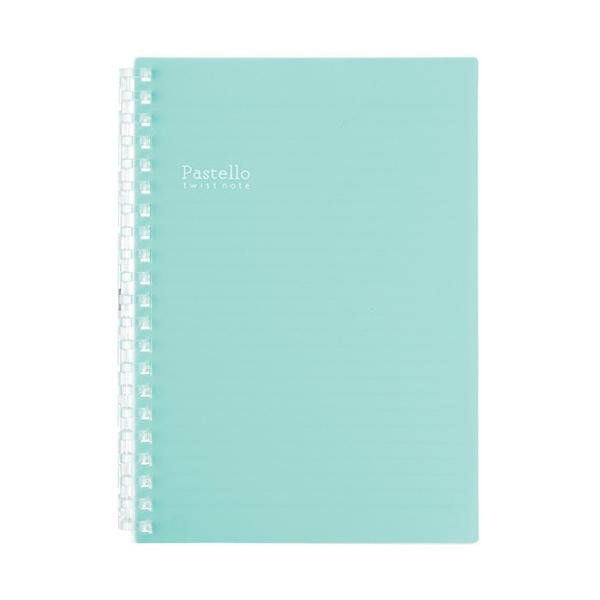 カラー：ライトグリーン本体サイズ（約）：縦182×横134×厚12mm（B6）罫線：B罫6mm枚数：[リーフ]30枚素材：[表紙]ポリプロピレン[とじ具]ポリカーボネート[リーフ]上質紙最大収容枚数：40枚