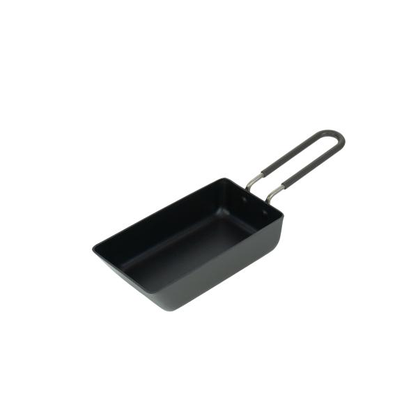 色：チャコール本体サイズ（約）：315×95×70mm重量（約）：250g深さ（約）：42mm満水容量（約）：0.67L(適正容量：約0.3）素材：［本体］アルミニウム合金［内面］ふっ素樹脂加工［外面］焼付け塗装対応熱源：ガス火のみ（IH不可）