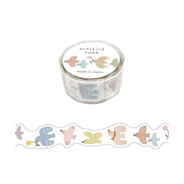 柄：トリ本体サイズ（約）：幅18mm×長5m重量（約）：11g素材：マスキングテープ