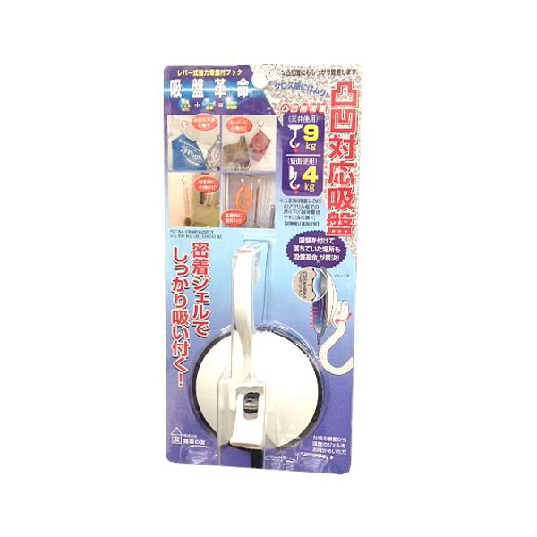 本体サイズ（約）：[吸盤直径]5.8cm素材：[本体]ABS樹脂、ポリカーボネート、ステンレス　　　：[吸盤]熱可塑性ポリウレタン、ウレタン系エラストマー生産国：韓国