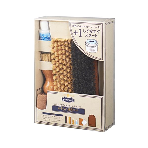 パッケージサイズ（約）：幅13.5×奥5×高18.5cm重量（約）：313g素材：［ホコリ落とし用ブラシ］馬毛、ブナ　［ツヤ出し用ブラシ］豚毛、ブナ　：［ペネトレィトブラシ］豚毛、ブナ　［コットン／リムーバークロス／グローブクロス］綿　 成...