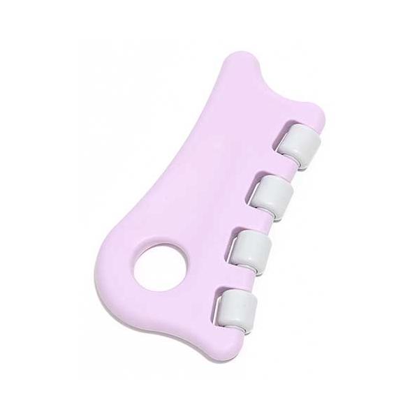 カラー：ラベンダー本体サイズ（約）：幅6.9×奥1.4×高13cm素材：［本体］TPE樹脂　［ローラー］ABS樹脂