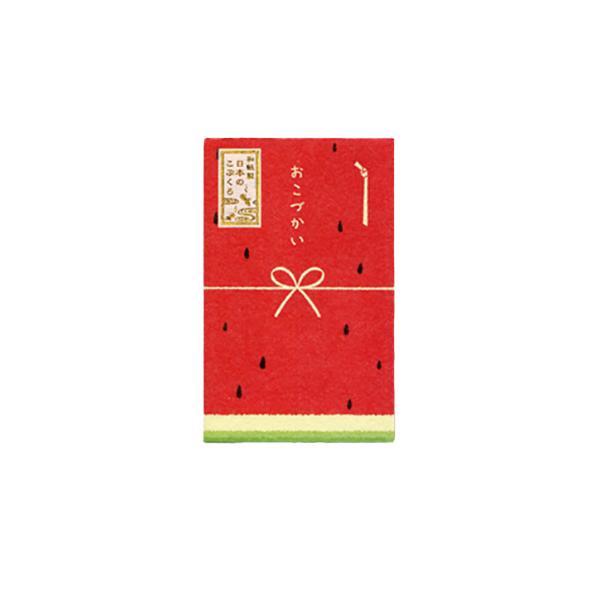 本体サイズ（約）：幅65×高105mmセット内容：ポチ袋×4枚、中紙×4枚