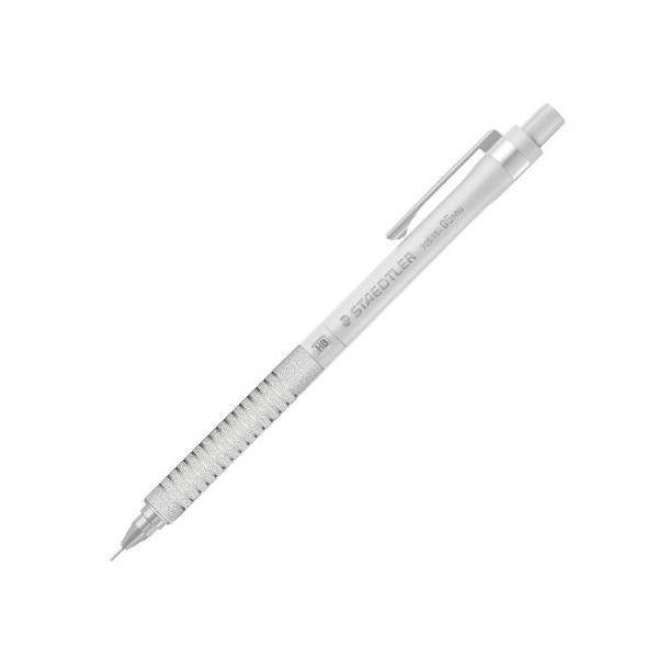 カラー：ホワイトサイズ（約）：［本体］径9.5×長140.9mm　［シャープ径］0.5mm重量（約）：16g素材：［軸］ABS　［口金一体型グリップ］真鍮　［クリップ］鋼