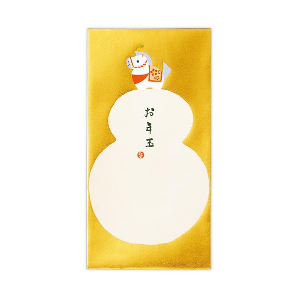 柄：狛うま本体サイズ（約）：縦180×横92mm入数：1柄2枚素材：箔加工付属品：金封シール