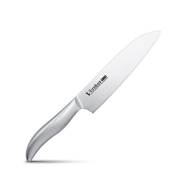 本体サイズ（約）：全長315mm　［刃渡り］185mm　［板厚］1.8mm 重量（約）：130g 食洗機対応：可素材：［刀身］モリブデン鋼、［柄仕込］18-8ステンレス 原産国：日本