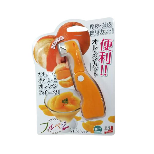 カラー：オレンジパッケージサイズ（約）：幅123×奥25×高183mm  素材：カッター刃、ステンレス　本体、ポリプロピレン   原産国：日本