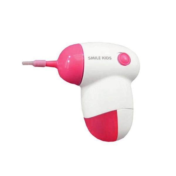 カラー：ピンク本体サイズ（約）：幅10.3×奥5×高10cm  素材：［本体］ABS樹脂［ノズル］シリコンゴム付属品：シリコンノズル大・小×各1、清掃用ブラシ使用電源：単3形乾電池2本（別売） 原産国：中国