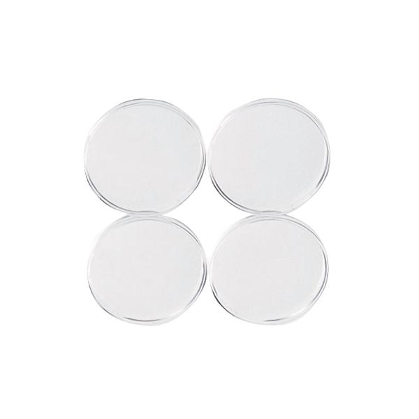 カラー：クリアサイズ（約）：［1枚］径50mm入り数：4枚入素材：スチロール原産国：日本