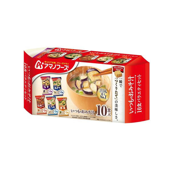 パッケージサイズ（約）：幅23.5×奥7.8×高12.5cm内容量（約）：［なす］9.5g×2袋　［あさり］7.4g×2袋　［野菜］10g×2袋　：［なめこ（赤だし）］8g×2袋　［とうふ］10g×2袋