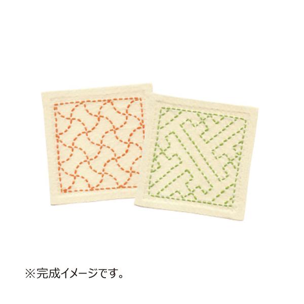 デザイン：分銅つなぎ／紗綾形出来上がり寸法（約）：縦10×横10cm