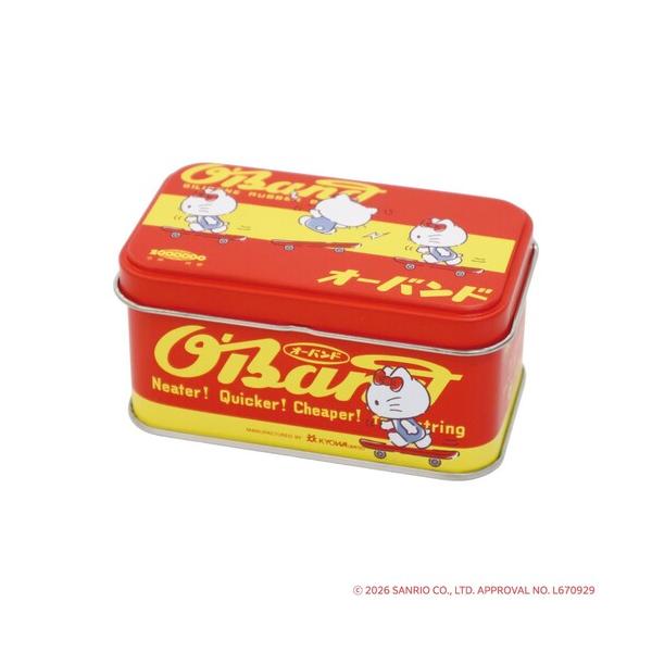 デザイン：ハローキティサイズ（約）：［缶］幅92.5×奥57×高48mm内容量（約）：30g