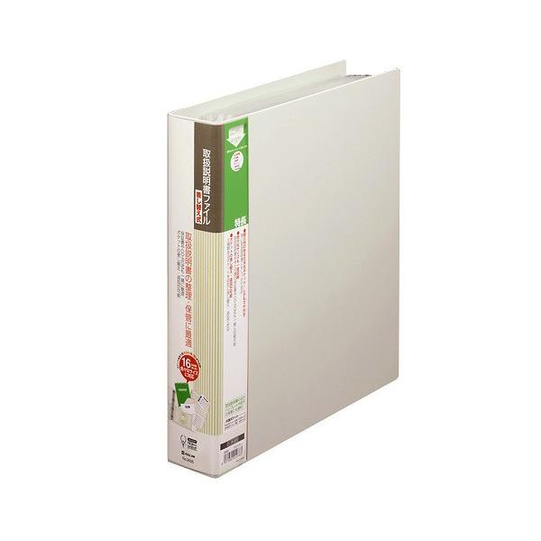 サイズ（約）：A4タテ型、［リングの内径］38mm素材：再生ポリプロピレン（50％）、オレフィン穴数：4穴ポケット：小口14枚（A4ポケット12枚＋2段ポケット2枚）カラー：［表紙］ライトグレー原産国：中国