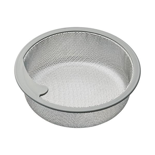 本体サイズ（約）：［外径］径144×高47mm　［内径］径128mmパッケージサイズ（約）：幅165×奥45×高250mm素材：PP、ステンレス