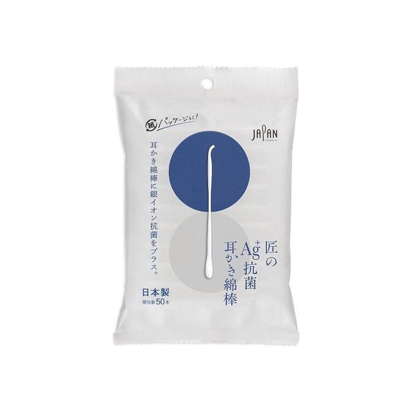 サイズ（約）：ふつう素材：［綿部］綿100%　［軸］紙形状：耳かき型＋水滴型入数：50本