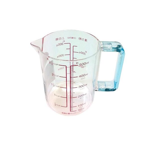カラー：ブルー本体サイズ（約）：径8.5×高11cmパッケージサイズ（約）：幅13×奥8.5×高11cm本体重量（約）：105g容量（約）：500mL素材・原材料：メタクリル樹脂原産国：日本耐熱温度：100度耐冷温度：-10度