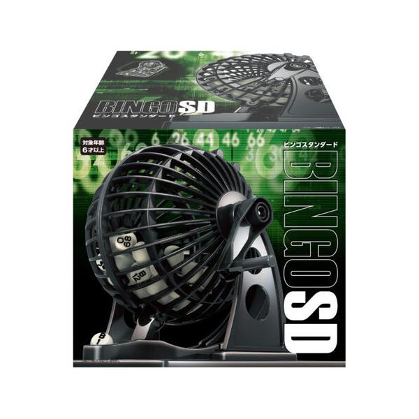 本体サイズ（約）：［ゲージ］直径105mm　［ビンゴボール］直径12.5mm対象年齢：6歳以上セット内容：ビンゴマシン1台、ビンゴボール75個＋予備1個、ビンゴカード30枚、マスターボード1枚
