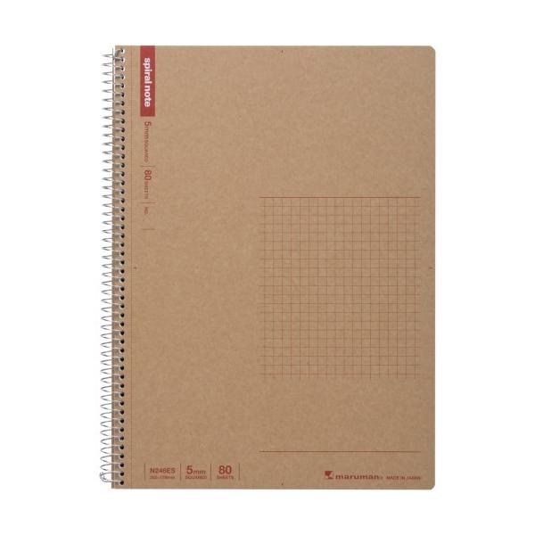 サイズ(約)：縦25.2×横18.9×高0.9cm入数：80枚その他：5mm方眼