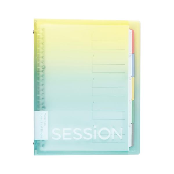 カラー：レモンソーダ本体サイズ（約）：縦276×横218×厚29mm 標準収納枚数（約）：120枚素材：［表紙］PP付属品：6mm横罫ルーズリーフ×5枚、6mm復習罫ルーズリーフ×5枚　：インデックス大×5山＋小×5山、クリアポケット×1枚