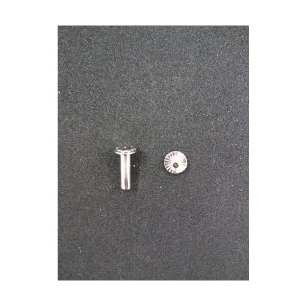 本体サイズ（約）：太さ4.5mm×長さ8mm入り数：6本入素材：鉄（メッキ・ニッケルメッキ）