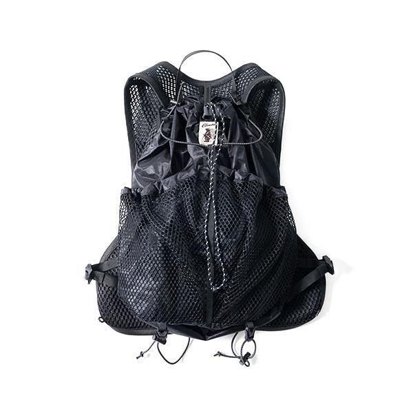 本体サイズ（約）：［リュック部分］高37×幅24×マチ13.5cm　：［ベスト部分］総丈48.5cm　身幅40cm容量（約）：［リュック部分］12L素材：30Dコーデュラリップ（コーデュラシルナイロン）