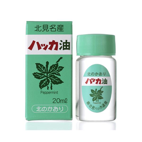 パッケージサイズ（約）：幅3.1×奥3.1×高4.2cm重量・容量（約）：20ml 素材・原材料：ペパーミントオイル　[本体]ガラス
