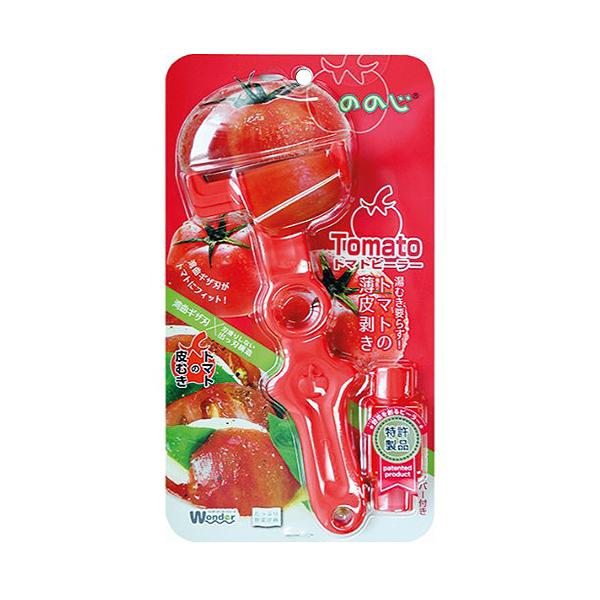 カラー：トマトレッド本体サイズ（約）：幅7.1×奥1.7×長17.3cmパッケージサイズ（約）：幅12×奥2.2×高22cm重量（約）：25g 耐熱温度：120度食洗機対応：不可原材料：［刃］ステンレス　［本体／刃カバー］ポリプロピレン樹脂...