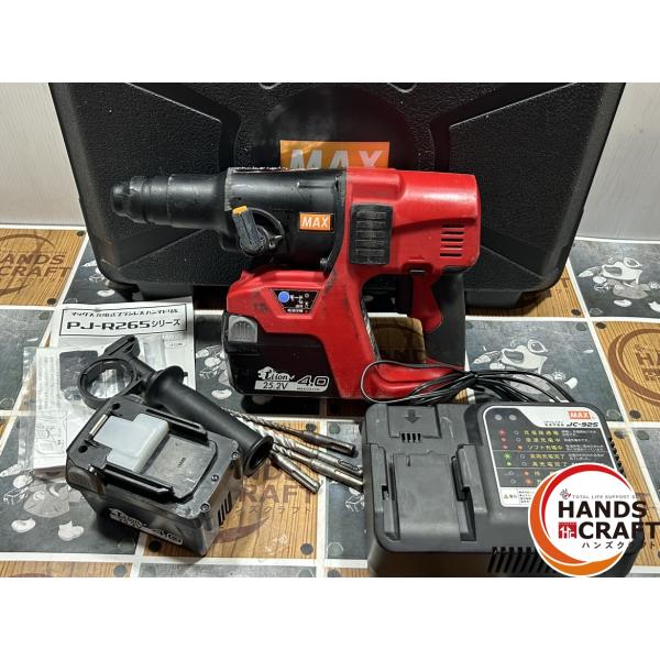 商品の状態・動作等につきましては、商品説明を詳しく見て頂き、ご納得頂けてからのご注文をお願い致します。◆仕様・・・届出事業者名:マックス株式会社出力電圧：DC25.2V電池容量：3.9Ah/98.3Wh