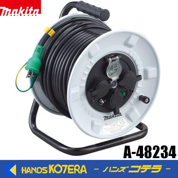 【当店はマキタ正規販売店です】《仕様》コード：30Mコンセント数：3口(3芯)定格電圧：100V定格電流：5A(全延時15A)質量：7.7kg屋外・内型ポッキンプラグ付電線仕様 VCT 2.0mm2×3芯×30m電源表示ランプ付ドラムストッパー付