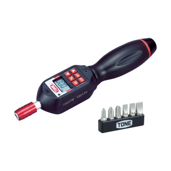 特長先端のホルダーにビットを差し込んで使用する（ドライバータイプの）デジタル式トルク測定器です。ブザー音とLEDでオーバートルク防止をお知らせします。目標トルクに対して、50〜95％の範囲で許容値の設定可能です。トラックモードとピークモード...