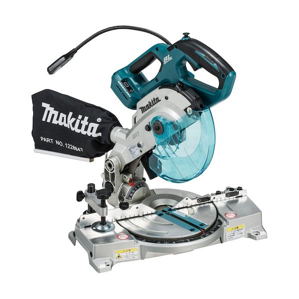 【当店はマキタ正規販売店です】ノコ刃外径１６５ｍｍ、直角時の切断能力９２×４６ｍｍです。《仕様》充電式卓上マルノコ１８Ｖバッテリ使用ノコ刃両傾斜４５°6.2ｋｇ製造国 日本