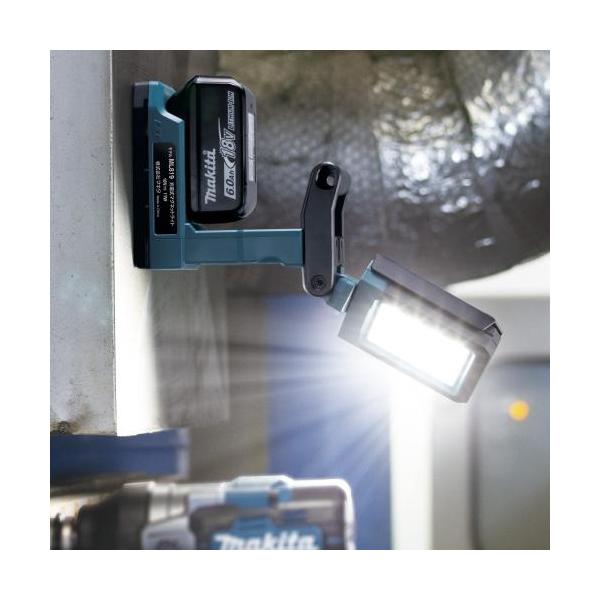 【当店はマキタ正規販売店です】強力マグネットで鉄系金属部に簡単吸着※小型ボディで自在に照らす※マグネット面全体が接する平らな場所に設置してください。本体のみ／バッテリ・充電器別売《仕様》光源 LED照度(lx) 強：1,750中：1,150...