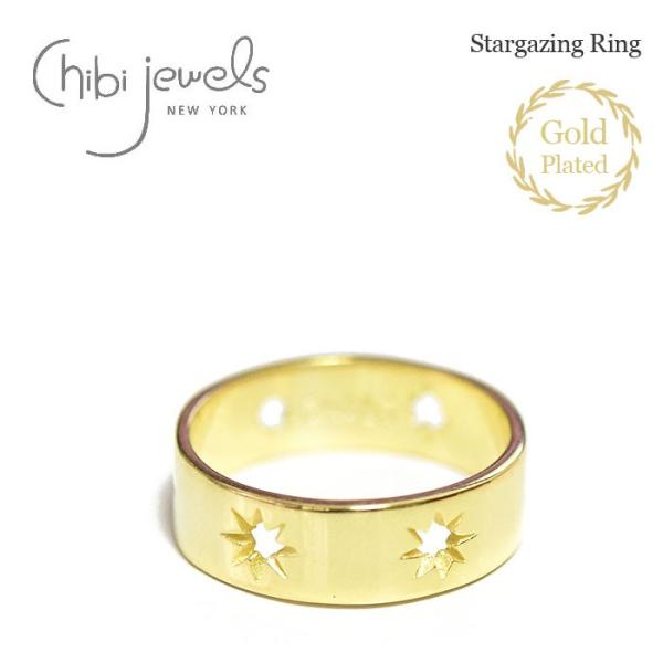 ●サイズ内径：約16mm (約11号)●材質Gold Plated (14金仕上げ)ニューヨーク発の大人気ブランド≪chibi jewels≫の星＆月コレクションです。アメリカの人気セレクトショップ、AnthropologieやFree P...