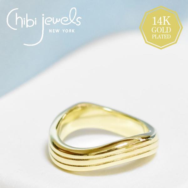 ●サイズ内径：約17mm (約13号)幅：約4mm (最大)●素材14K Gold Plated (14金コーティング仕上げ)chibi jewels Authorized Online Store当店ZUTTOHOLICは、米国チビジュエ...