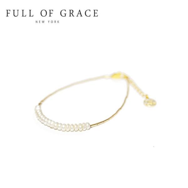 ●サイズ全長：約17.5cm (内アジャスター3cm)●材質Gold-Plated/シェルパール/ビーズニューヨーク発のブランド≪FULL OF GRACE≫は、女性を華やかに演出するコレクションが、幅広い世代から支持されています。日本では...