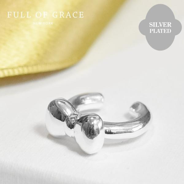 【サイズ】モチーフ：タテ約6mm×ヨコ約11mm【主素材】Silver Plated (シルバーコーティング仕上げ)女性を華やかに演出するコレクションが、幅広い世代から支持されているニューヨーク発のブランド≪FULL OF GRACE≫のピ...