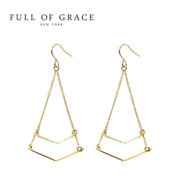 ●サイズタテ 約59mm × ヨコ 約30mm●材質14K Gold Filledニューヨーク発のブランド「FULL OF GRACE」は、女性を華やかに演出するコレクションが、幅広い世代から支持されています。ワイヤーのチャームとチェーンの...
