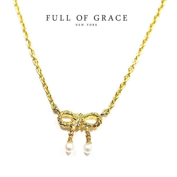 ●サイズチャーム：タテ11mm×ヨコ12cm／チェーンの長さ：47cm●材質Gold-Plated(14金仕上げ)／パール女性を華やかに演出するコレクションが幅広い世代から支持されている、ニューヨークのブランド≪FULL OF GRACE≫...