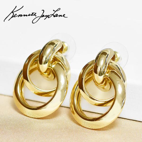 【サイズ】タテ約32mm×ヨコ約25mm【主素材】18K Gold Plated (18金コーティング仕上げ)創立から半世紀以上たった今でも世界中の女性が本物の宝石を超えて好むジュエリーブランド≪Kenneth Jay Lane≫のピアスで...