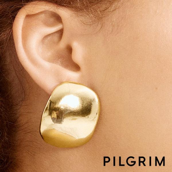 【サイズ】タテ約35mm×ヨコ(幅)約28mm【素材】Gold Plated (ゴールドコーティング仕上げ)デンマーク発のアクセサリーブランド≪PILGRIM≫のピアスです。PILGRIMは国際的なジュエリーシーンの最前線にあり、自分自身を...