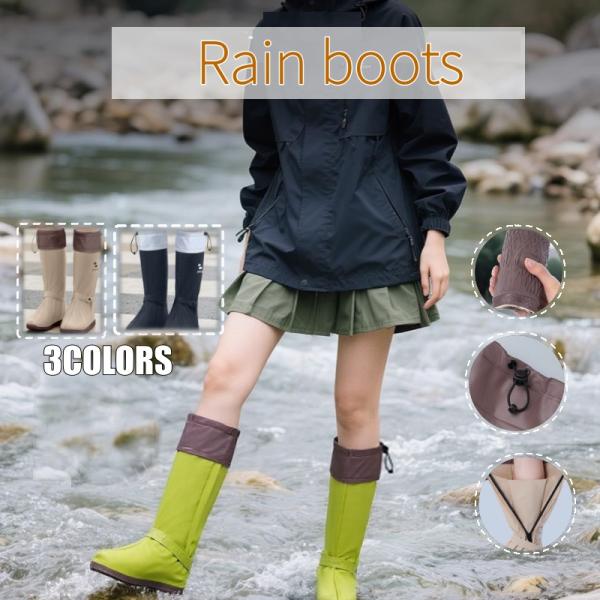 雨の日の強い味方　レインブーツカバー靴やブーツのまま直接レインブーツカバーの上から履けます。間口が広いので、すんなり着用できます。雨の日の野外作業、バイクや自転車の前輪から跳ね上げる雨水の濡れ防止、突然の雨で大切な革靴の保護などに活躍します...