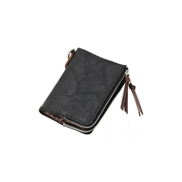 DEVICE(デバイス) gland 二つ折り財布 ブラック DPG20038-BK-F